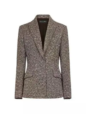 Oscar De La Renta Tweed Single-breasted Blazer