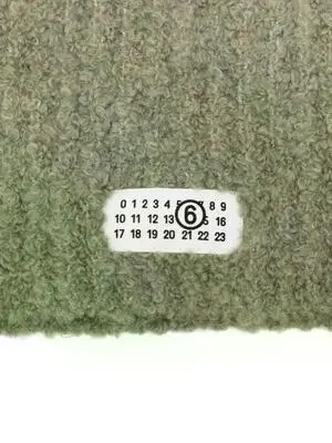 MAISON MARGIELA Logo Patch Balaclava - Green