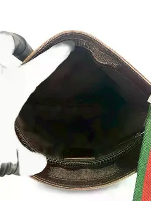 Gucci 2000-2015 Gg Canvas Web Crossbody Bag