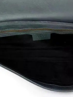 Gucci 2000-2015 Medium Suede 1973 Chain Shoulder Bag