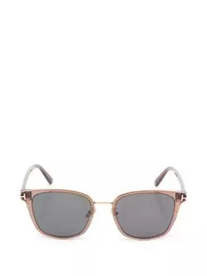 TOM FORD Square-frame Sunglasses - Neutrals