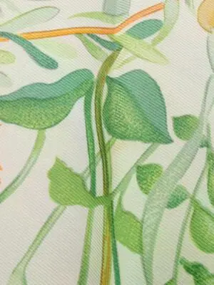 Hermès 2000s Floral-print Scarf