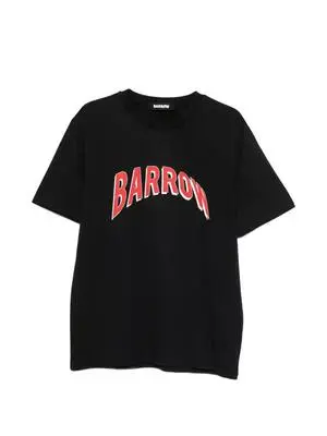 BARROW Logo-print Short-sleeves T-shirt - Black