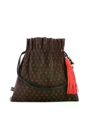 LOUIS VUITTON Explorer Pleated Monogram Canvas Mm Shoulder Bag - Brown