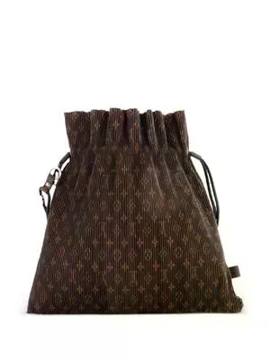 LOUIS VUITTON Explorer Pleated Monogram Canvas Mm Shoulder Bag