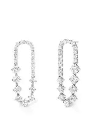 Melissa Kaye Stella Ellipse Diamond Earrings