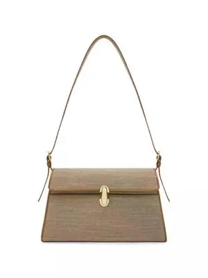 Savette Symmetry Leather-trim Shoulder Bag - Neutrals