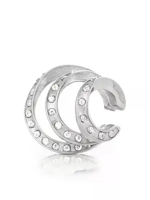 YPARIS Ridley Crystal-embellished Ear Cuff - Silver