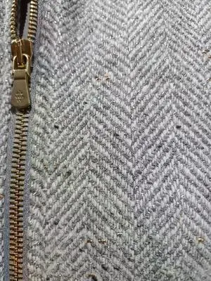 Eleventy Herringbone-pattern Single-breasted Coat - Grey