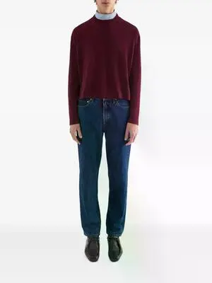 JIL SANDER Cropped Mock-neck Sweater