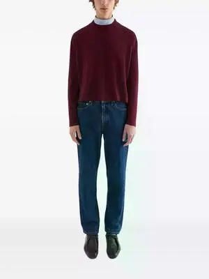 JIL SANDER Cropped Mock-neck Sweater