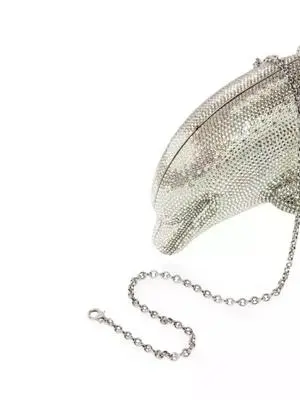 Judith Leiber Crystal-embellished Dolphin Clutch Bag