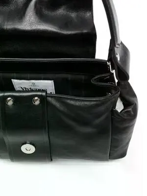 VIVIENNE WESTWOOD Hazel Treasure Leather Shoulder Bag