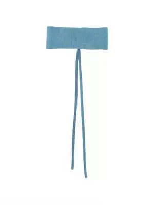 MANOKHI Denim-effect Choker Necklace