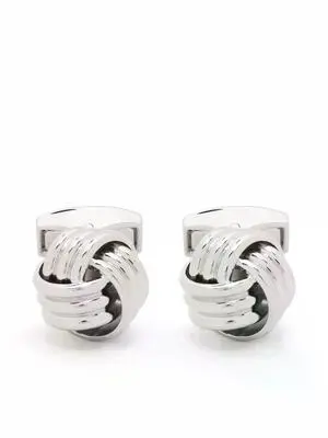 Tateossian Knot-detail Cufflinks - Silver
