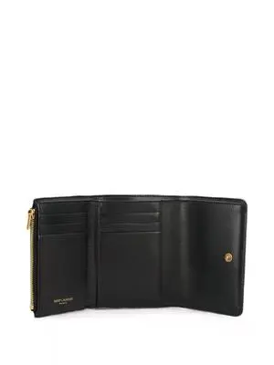 Saint Laurent Jamie Slim Tri-fold Wallet In Lambskin