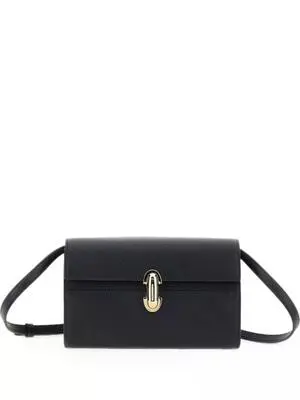 Savette Mini Symmetry Leather Crossbody Bag