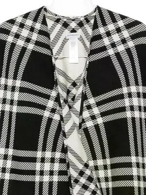 Burberry Check Frayed Cape
