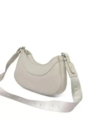 Armani Exchange Grained Crescent Crossbody Bag