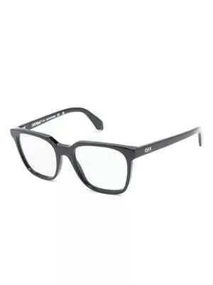 Off-White Logo-print Square-frame Glasses