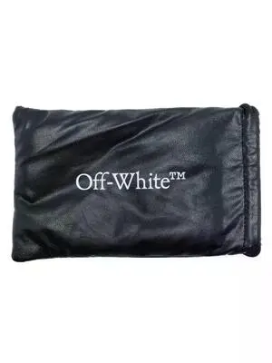 Off-White Logo-print Square-frame Glasses