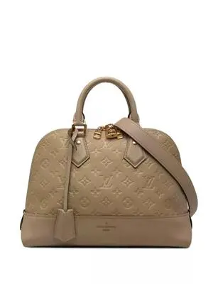 LOUIS VUITTON Monogram Empreinte Neo Alma Pm Satchel - Neutrals