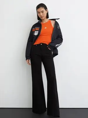 REISS McLaren F1 Team Racing Speedmark Waffle Vest Papaya