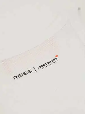 REISS Mclaren F1 Team Racing Speedmark Waffle Vest - White