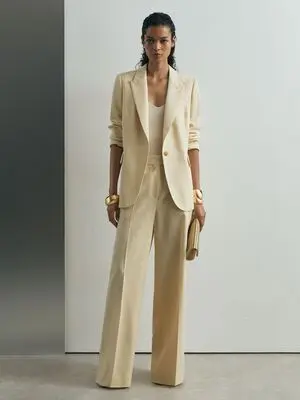 ATELIER Silk-wool Single-breasted Suit Blazer