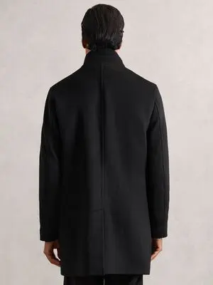 REISS Wool-blend Gilet-insert Coat