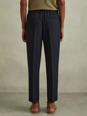 REISS Tapered Pull On Trousers