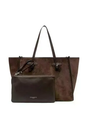 GIANNI CHIARINI Marcella Suede Tote Bag