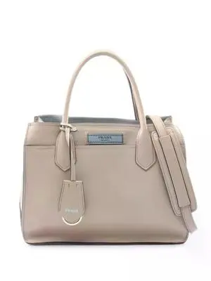 Prada 2000s City Calf Tote Bag - Neutrals