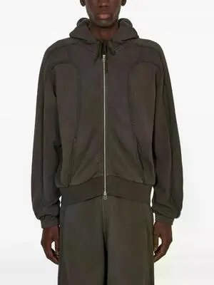 _J.L - A.L_ Plio Woven-trim Hoodie