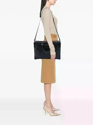 Bottega Veneta 2012-2026 Nappa Intrecciato Business Bag - Black