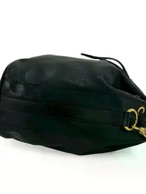 Gucci 20th Century Calfskin Bamboo Satchel