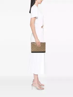 Gucci 20th Century Gg Canvas Clutch Bag