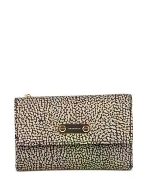 Borbonese Op Naturale Logo-plaque Wallet - Neutrals