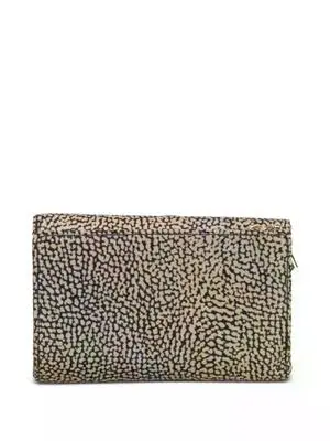 Borbonese Op Naturale Logo-plaque Wallet - Neutrals