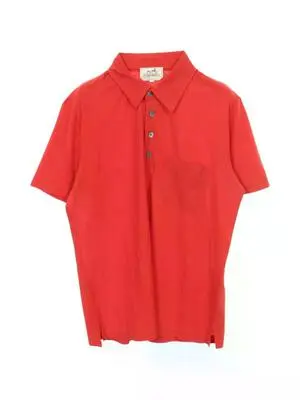 Hermès 2010s Chest Pocket Polo Shirt - Red