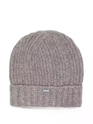 Alanui Ribbed-knit Cashmere Beanie Hat