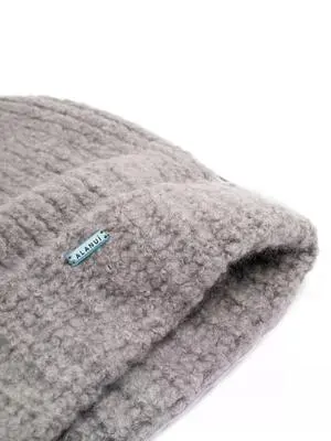 Alanui Ribbed-knit Cashmere Beanie Hat