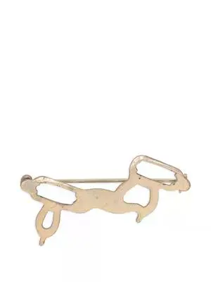 CORO DUETTE Abstract-shape Brooch - Gold