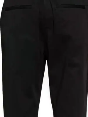 FAMILY FIRST Elasticated-waist Chino Trousers - Black