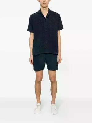 Orlebar Brown Howell Geometric Pattern Shirt