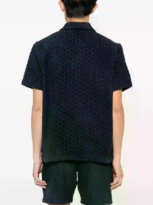Orlebar Brown Howell Geometric Pattern Shirt
