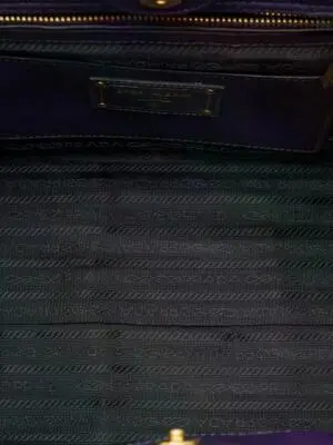 Prada Vitello Daino Open Convertible Tote Satchel