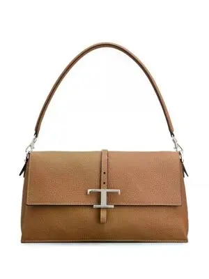 TOD'S T Timeless Flap Bag In Leather Small