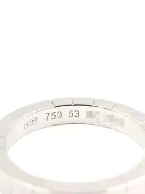 Cartier Lanière Ring In White Gold