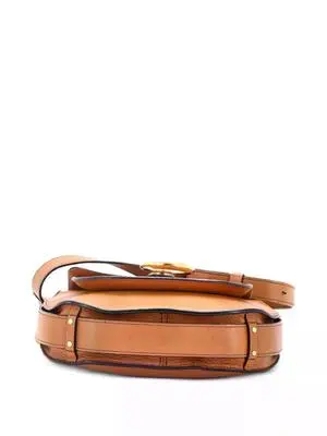 Chloé Tess Leather Small Hobo Bag - Brown